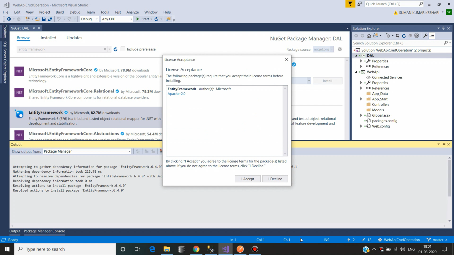 Crud Operation With Aspnet Web Api Codehunger Blog