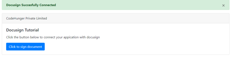 Embedded Signing Docusign Laravel Codehunger Blog